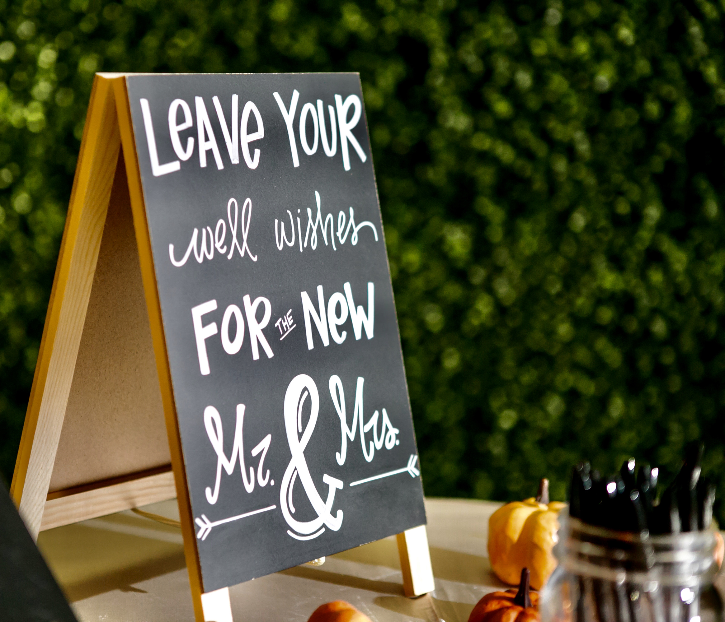 Handwritten Wedding Signs – HOMEMADE IN LA