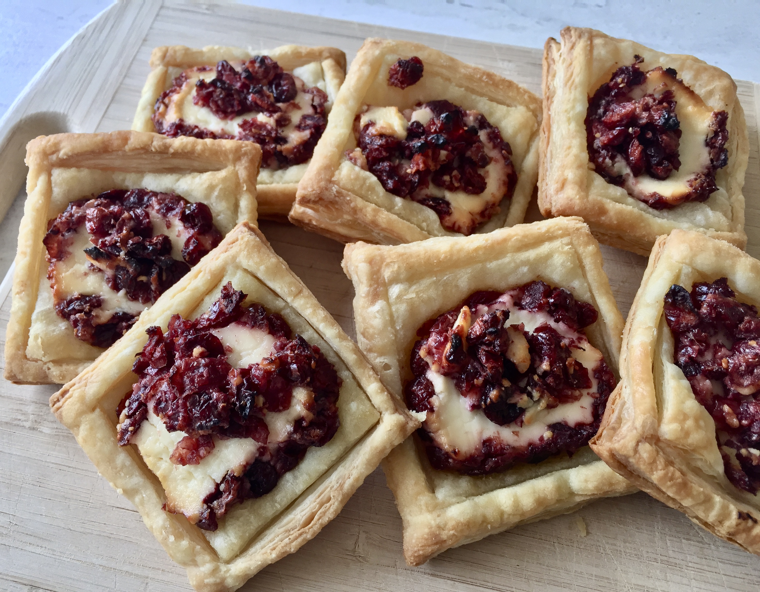 Cranberry, Goat Cheese Pastries – The Perfect Holiday Appetizer ...